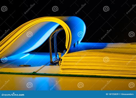 File Folder With Documents And Documents Stock Image Image Of File