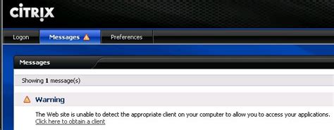 Citrix Web Interface 5 2 Automatic Client Detection And Deployment VMadmin Co Uk