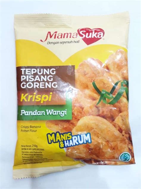 Jual MAMASUKA TEPUNG PISANG GORENG PANDAN WANGI 210G Di Seller Rojamart