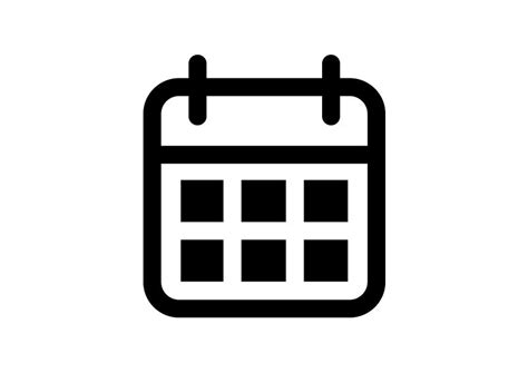 calendar outline free vector icon superawesomevectors