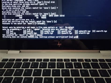 Installing Sets From Disk Issues Ropenbsd