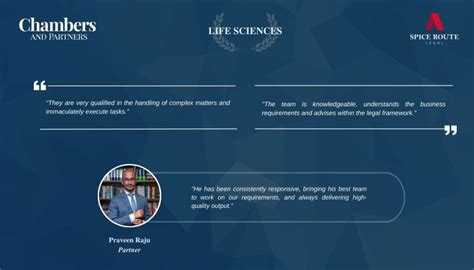 Spice Route Legal On Linkedin Spiceroutelegal Chambersandpartners Lifesciences Healthcare