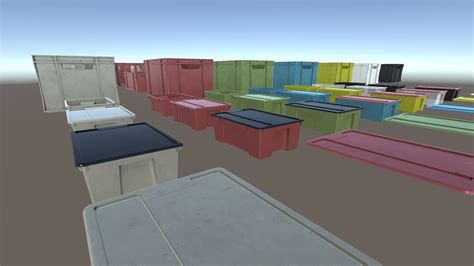 3d plastic boxes collection pbr turbosquid 1980184