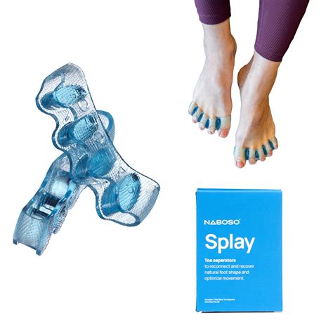 Naboso Splay Gel Toe Stretcher Separator Blue