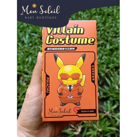 Jual Pokemon Pikachu Villain Costume Team Flare Kota Malang Mon