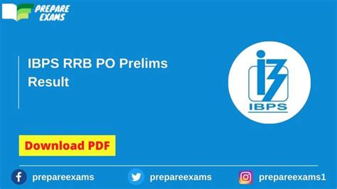 Ibps Rrb Officer Po Prelims Result 2022 Pdf Released Prepareexams