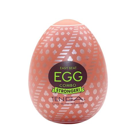 Tenga Easy Beat Egg Combo Stronger Jednorazowy Masturbator W Kształcie