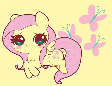 Chibi Fluttershy By Pijenn On Deviantart