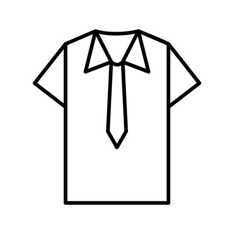 Shirt And Tie Vector Icon 14485138 Vector Art At Vecteezy