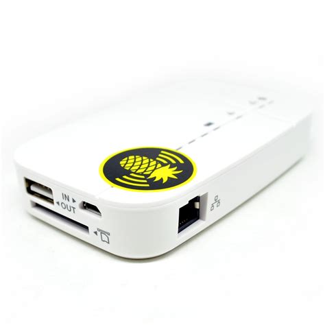 mini wifi pineapple mkv mark v modem portable hacking tool white