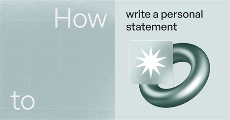 how to write an effective personal statement with examples