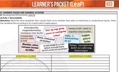 LEARNERS PACKETLeaP V LEARNING PHASES AND StudyX