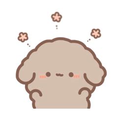 こいぬのばぶぅちゃん LINEスタンプ だでまる