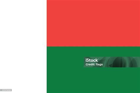 마다가스카르 국기입니다 플래그 아이콘입니다 표준 색상 표준 크기 직사각형 플래그입니다 컴퓨터 일러스트레이션 디지털 일러스트레이션 벡터 일러스트 레이 션입니다 0명에 대한