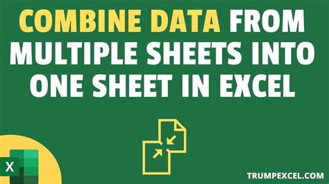 Combine Data From Multiple Worksheets Into A Single Worksheet In Excel Worksheets Library