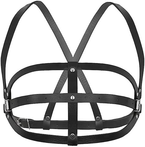 Popular Sexy Bodys Lingerie Woman Leather Harness Garter Belt Bondage