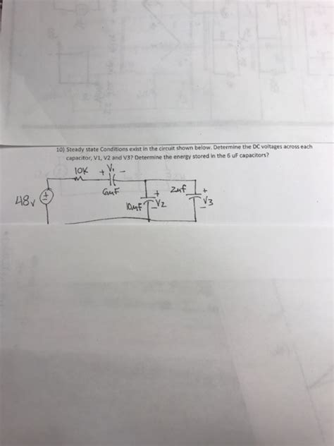 Solved Steady State Conditions Exist In The Circuit Shown