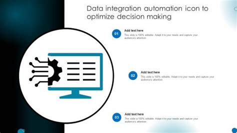Data Integration Automation Icon To Optimize Decision Making Ppt Presentation Data Integration Automation Icon To Optimize Decision Making Ppt Presentation