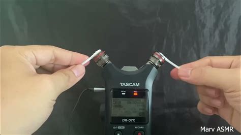 Asmr Ear Cleaning Tascam Dr 07x Asmr Membersihkan Telinga Youtube