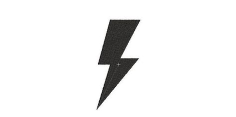Bolt Embroidery Design Lightning Embroidery Thunder Embroidery