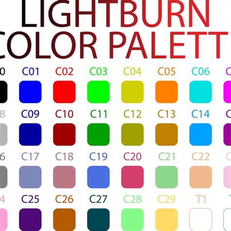 Lightburn Test Pattern Etsy Uk