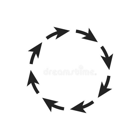 A Circular Arrow Icon That Symbolizes Refresh And Reload Actions In Various Applications Stock