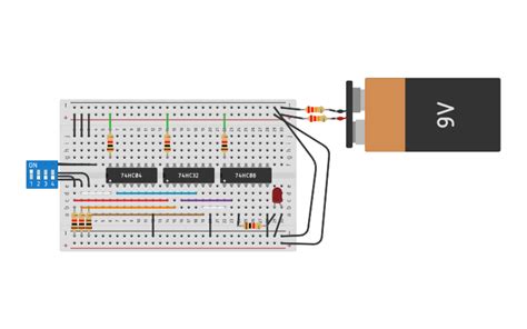 circuit design led tinkercad