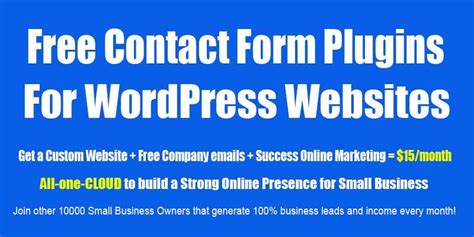 Wordpress Contact Forms 9 Easy To Use Contact Form Plugins That Are