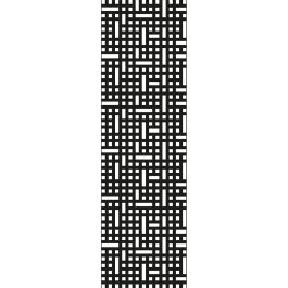 GroJa XL Designeinsatz Mesh Aluminium Anthrazit DB 703 Sichtschutz
