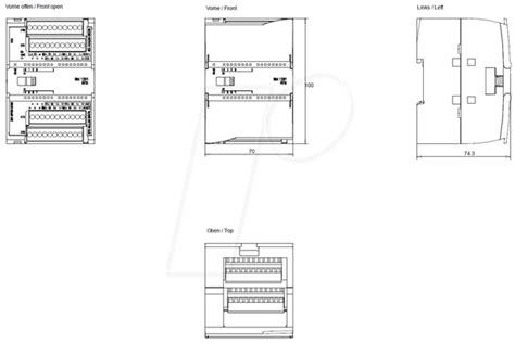 Sm 1231 8ai Analog Input Sm 1231 Rtd 8xai Rtd Module At Reichelt Elektronik