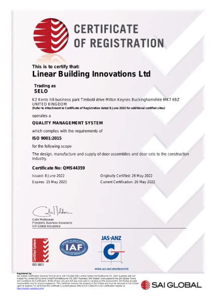 Iso 9001 Certificate Selo Nbs Source