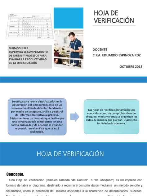 P3 La Hoja De Verificacion Pdf