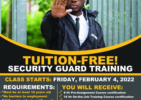 Security Guard Training Friday February 4 2022 Suny Queens