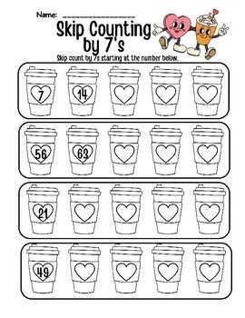 Skip Counting Multiples 6 8 By ChaosHomebabeing TPT