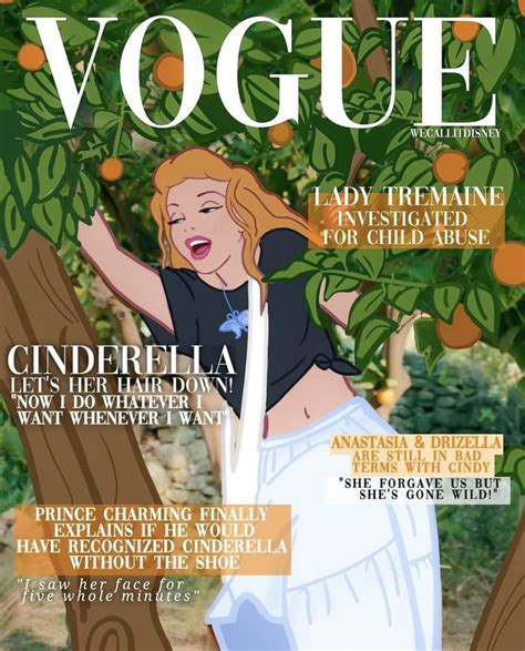 Disney Princesses Vogue Covers Modern And Stylish
