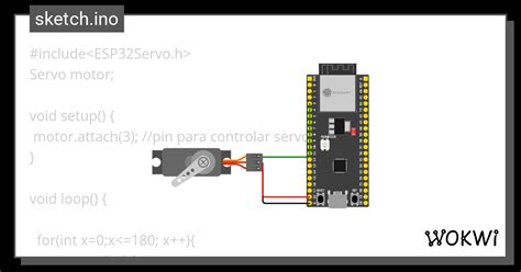 Practica Servomotor Wokwi Esp32 Stm32 Arduino Simulator