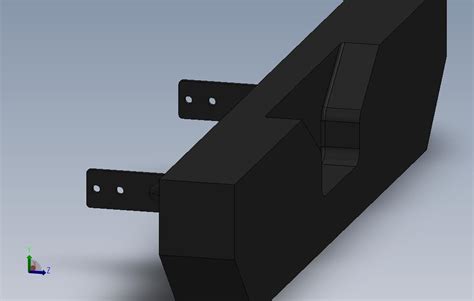 后保险杠solidworks 2011模型图纸免费下载 懒石网