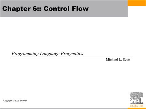 Chapter 6 Control Flow Ppt Download
