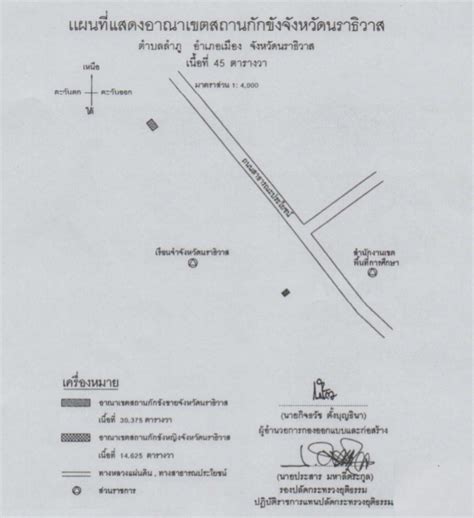 ราชกิจจาฯแพร่ประกาศกระทรวงยุติธรรม กำหนดอาณาเขตสถานกักขังจังหวัดนราธิวาส