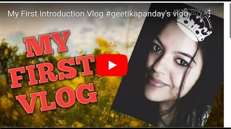 introduction vlog youtube