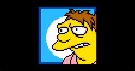 Barney Sprite Simpsons Sticker Teepublic