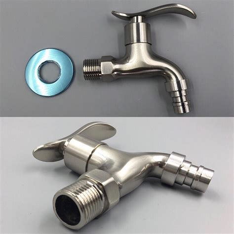 ก๊อกน้ำสแตนเลสแท้ พร้อมหัวเสียบสายยาง ก๊อกเดี่ยวอ่างล้างหน้า Exceed Slt003 Exceeddevelopment