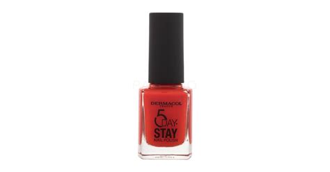 Dermacol 5 Day Stay Nagellack für Frauen 11 ml Farbton 52 Too Hot