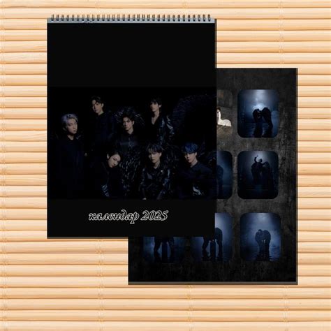 Календар настінний перекидний Bts бтс 2025 а4 — ціна 150 грн у каталозі Блокноти Купити товари