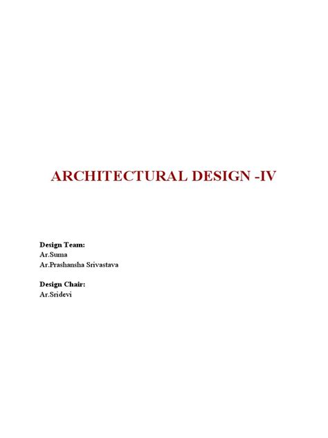 architectural design iv 1 brief pdf