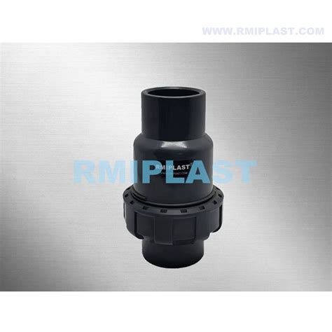 CPVC UPVC PP PVDF Pph PPR PVC Wafer Check Valve Plastic Grey Valves