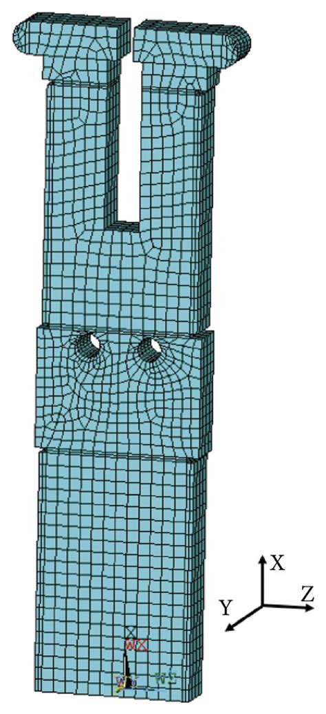 Main Structure Parameters And Fe Model Of The Stator A Main Download Scientific Diagram