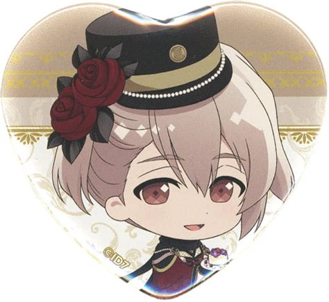 Minami Natsume Idolish7 ×animatecafe Trading Heart Metal Badge