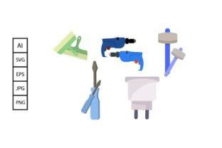 Electronic Object And Fixing Tools Graphic By Leafflystudio Creative