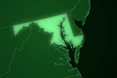 メリーランド州緑の六角形効果を持つアメリカの地図シリーズ アイデアのベクターアート素材や画像を多数ご用意 アイデア アメリカ合衆国